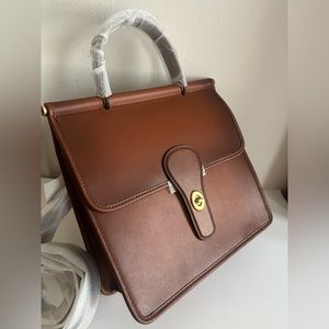 Coach | Bags | New Coach Willis Top Handle Saddle | Poshmark